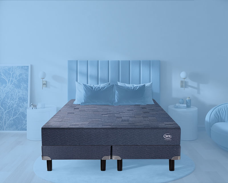 Sommier y Colchón Box Hybrid SuperKing (200x200 cm) de Resortes Pocket ...